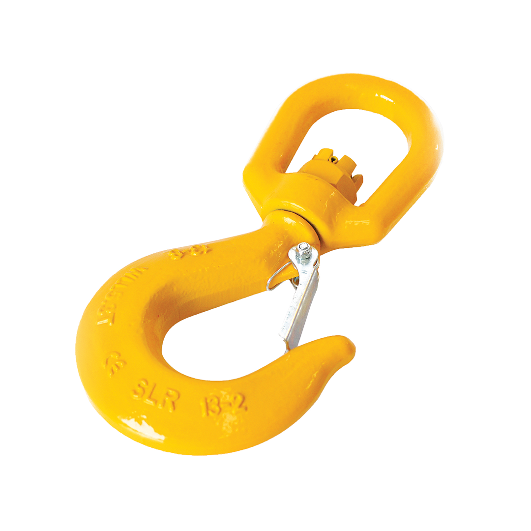 6 - 13mm Swivel Sling Hook w/Safety Latch – liftlockload