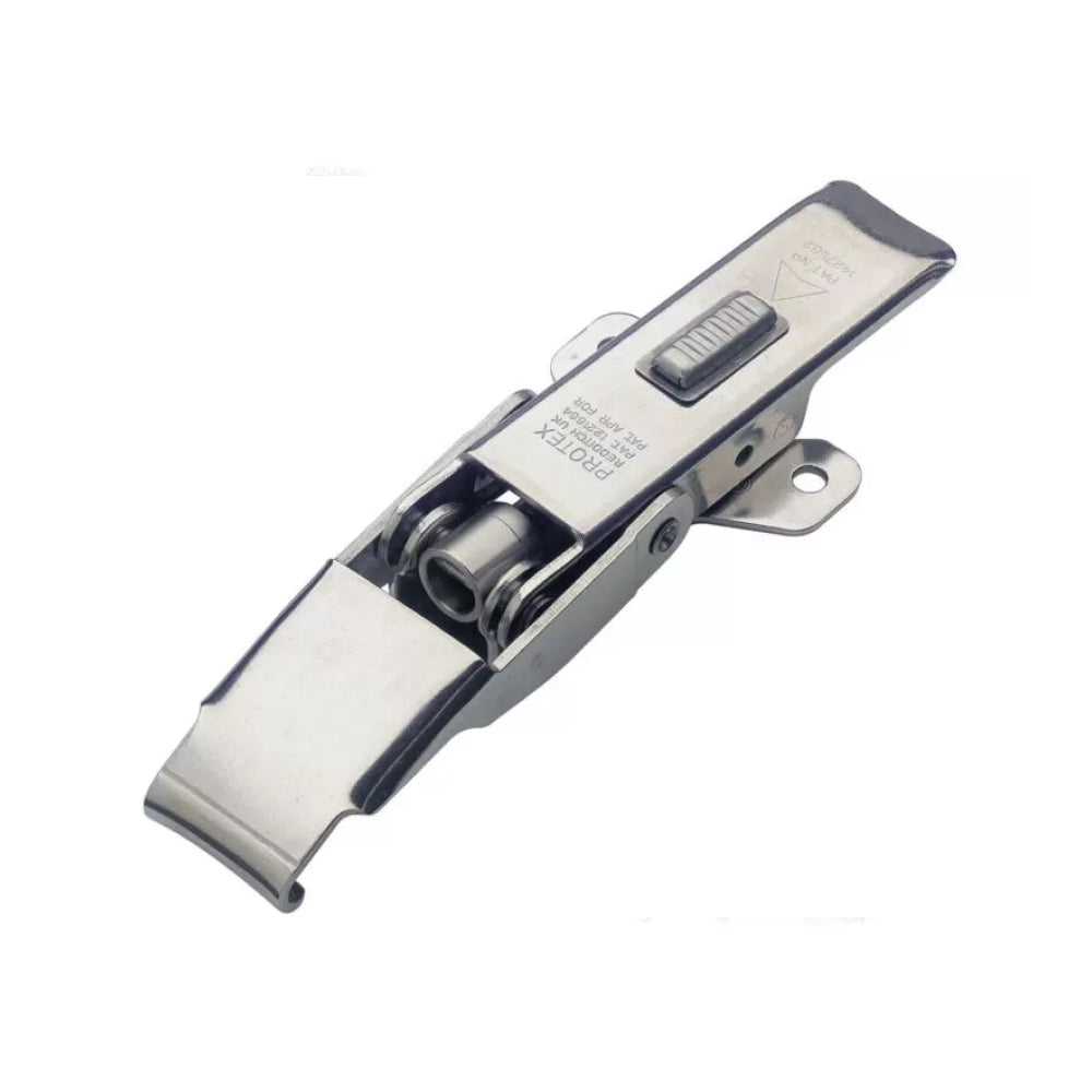 Adjustable Latch with Safety Catch - 350 Strength (kg) - Stainless ...