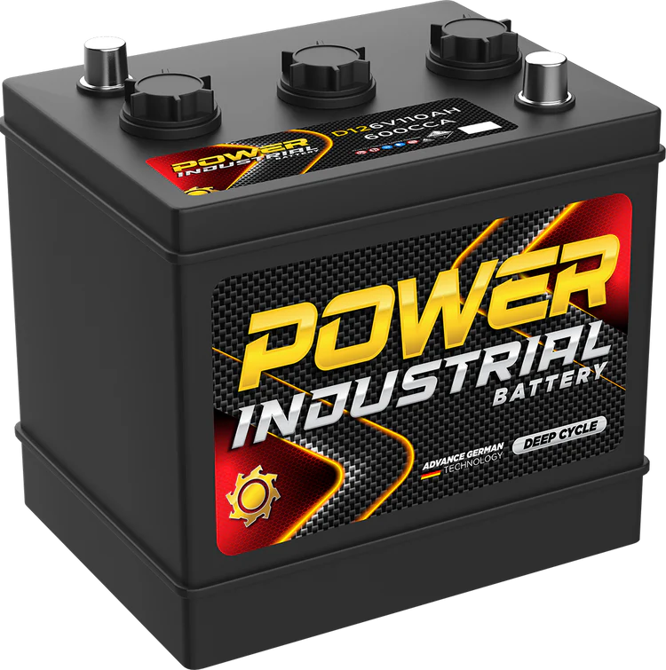 POWER INDUSTRIAL FLOODED 6 VOLT DEEP CYCLE STARTING BATTERY 110AH ...