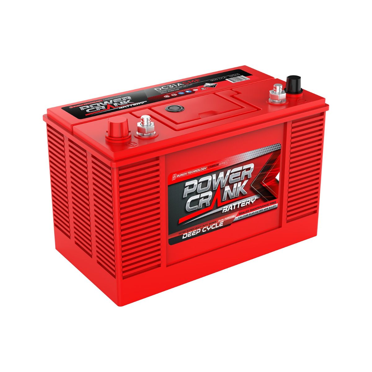 Power Crank Deep Cycle Batteries DC31A SCMF – liftlockload