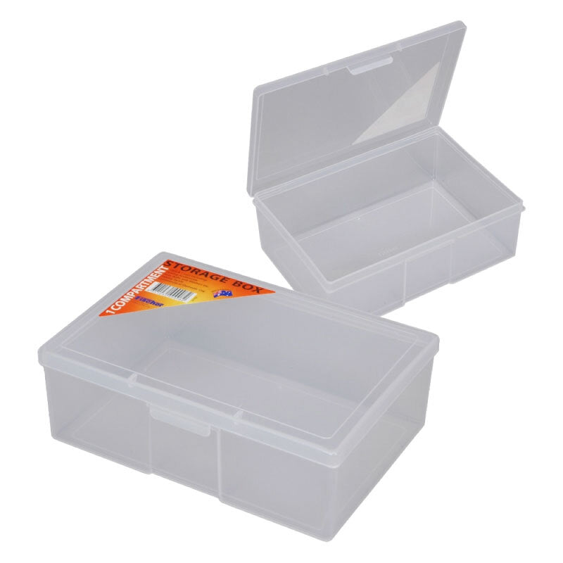 Fischer Clear Plastic Storage Box - 1 Compartment - 310 x 200 x 80mm ...