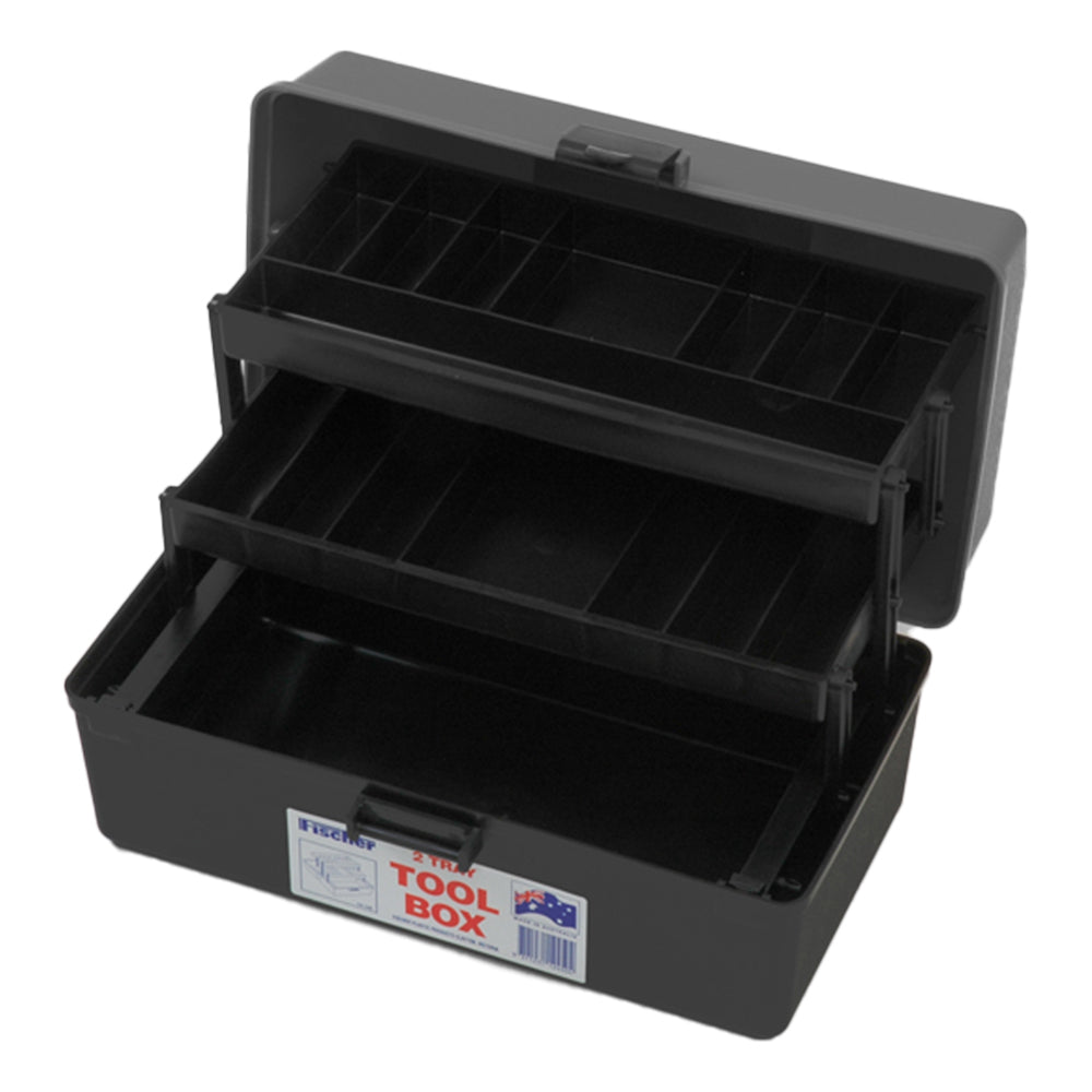 Fischer 2 Trays Utility Tool Box - Cantilever Trays - 328 x 190 x 160m ...