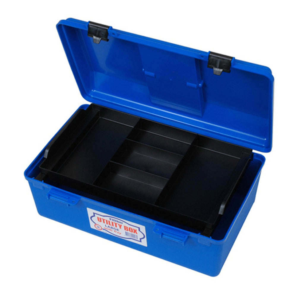 Fischer Small Plastic Utility Tool Box - 400 x 230 x 145mm - 1 Tray ...
