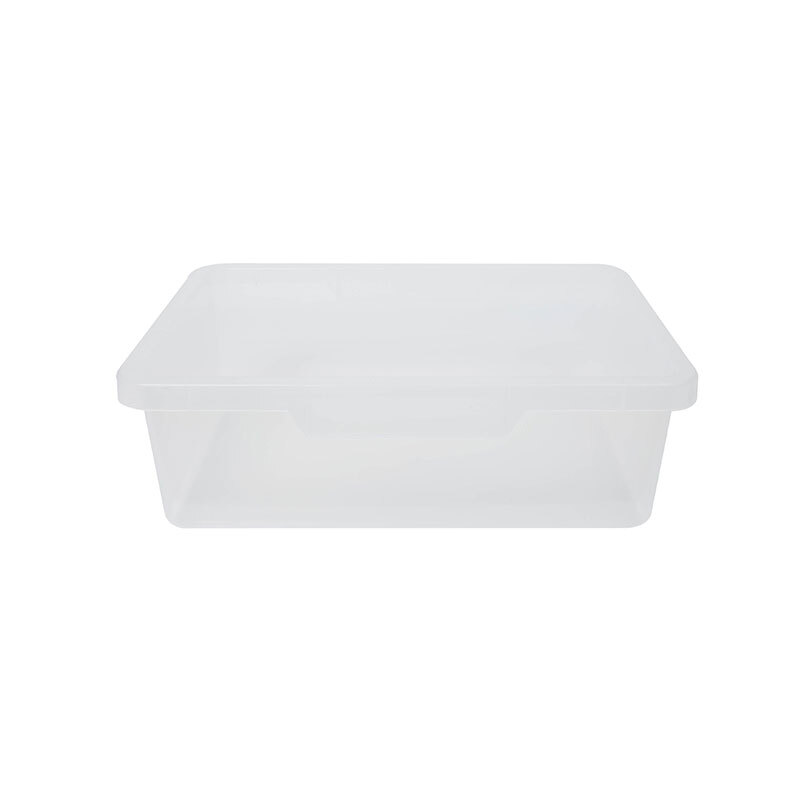 10L Plastic Nesting Plastic Bin Container - 385 x 300 x 130mm - Clear – liftlockload