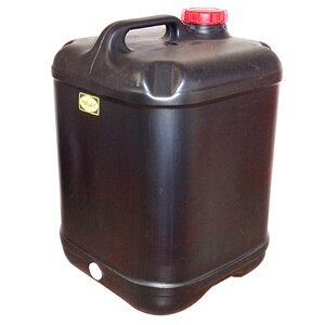 25L Plastic Rectangular Drum - Black - Dangerous Goods – liftlockload